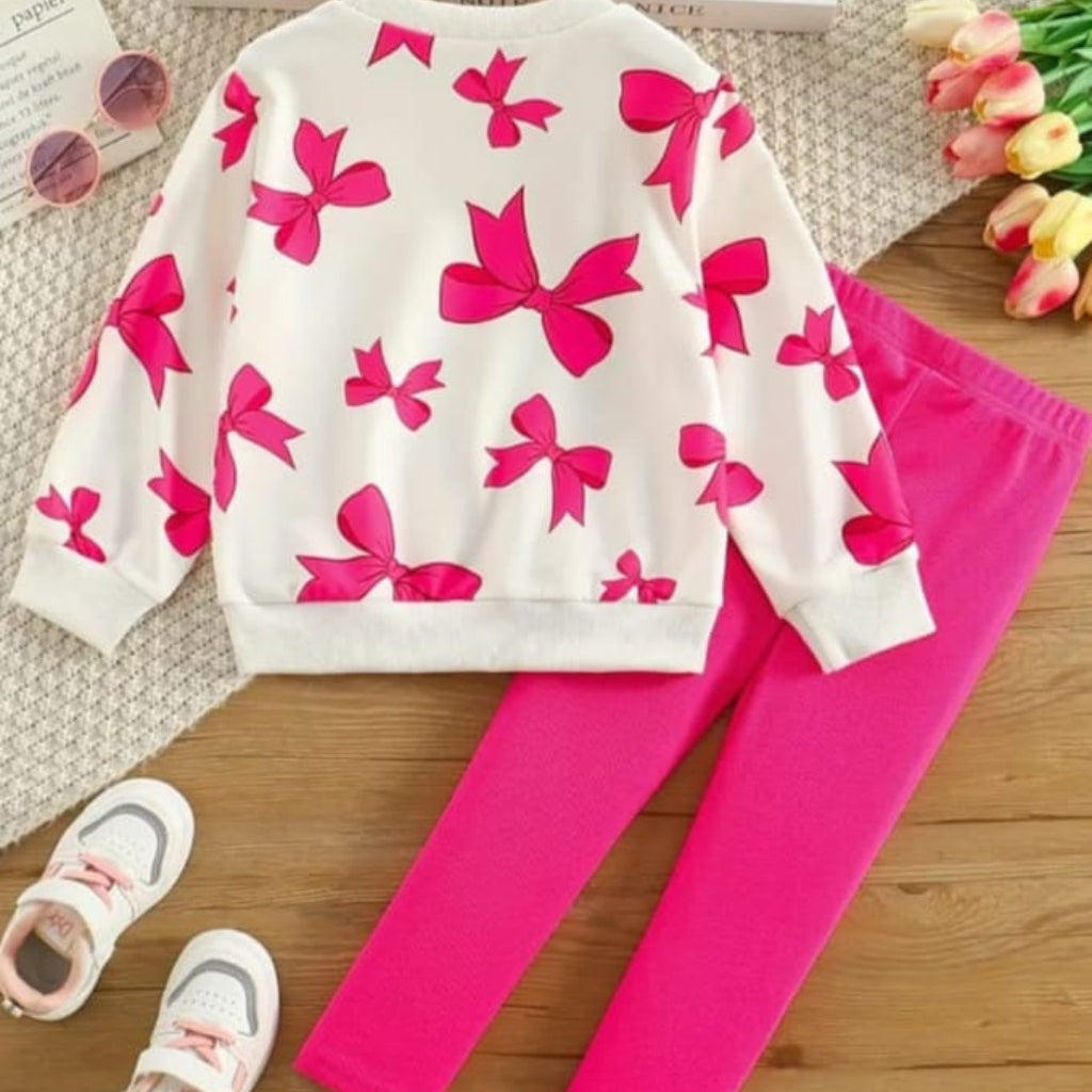 New Arrival Printed Girls Sweatshirt Set – littlekids.pk